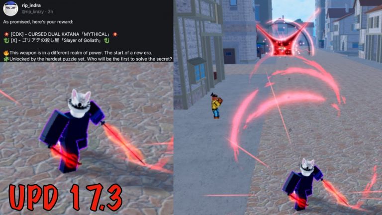 Roblox: How to Get the Cursed Twin Samurai Swords in Blox Fruits (CDK ...