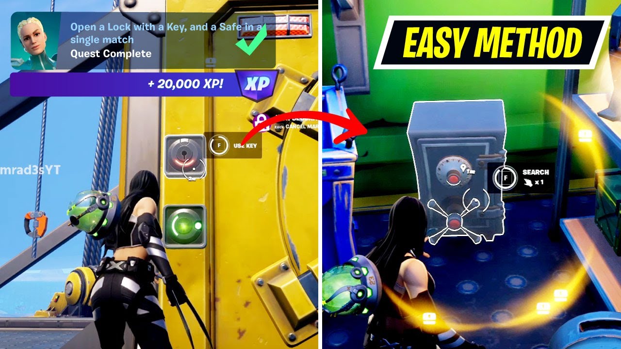 Fortnite: How To Open Locks With Keys And Safes In A Single Match – 600pu